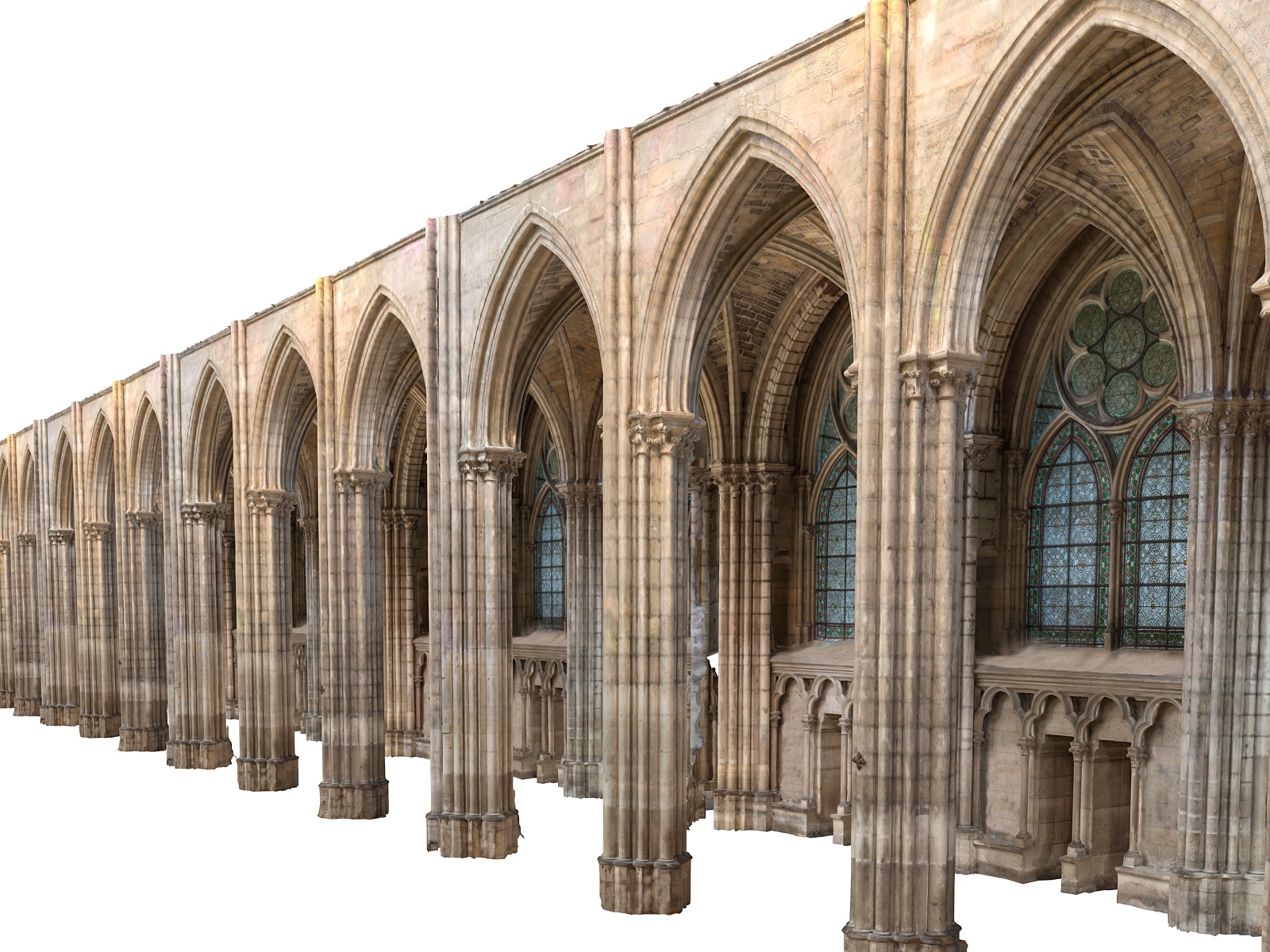 modelo 3d Muro gótico 16k - TurboSquid 1387218