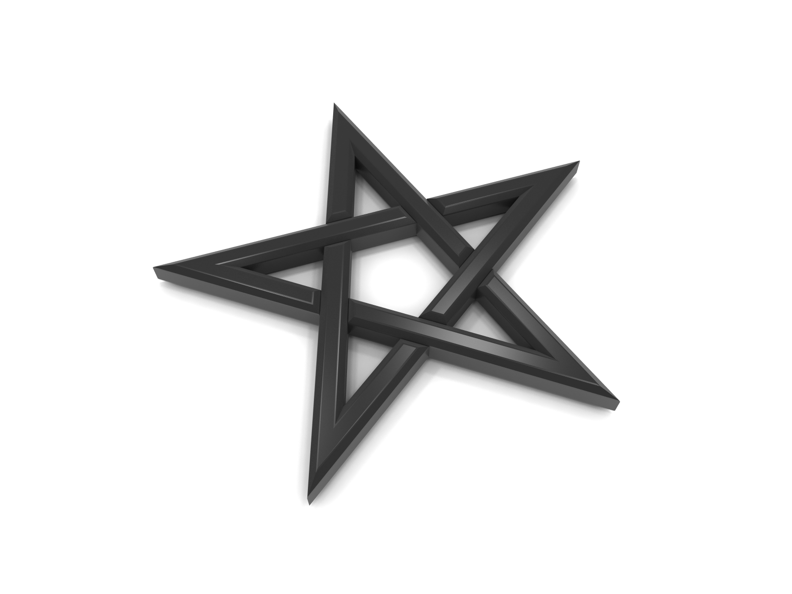 3D pentagram - TurboSquid 1387308