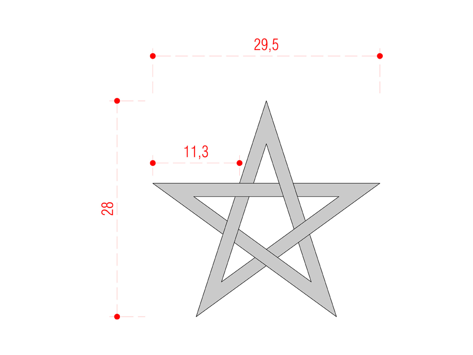 3D pentagram - TurboSquid 1387308