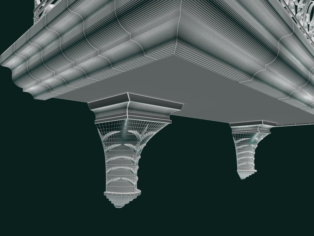 architectural balcony 3d model