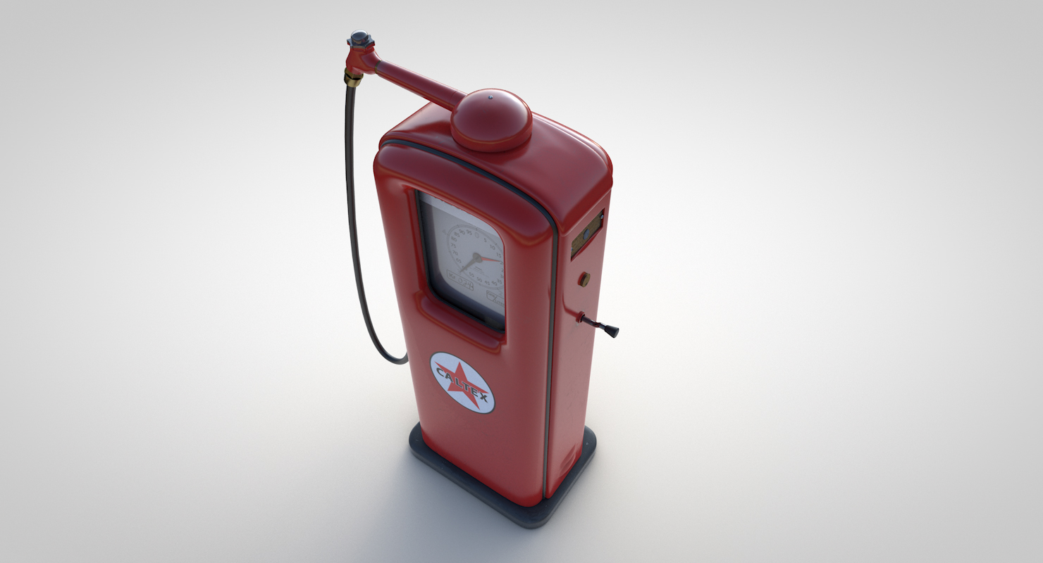 3D model 76 gas pump - TurboSquid 1387585