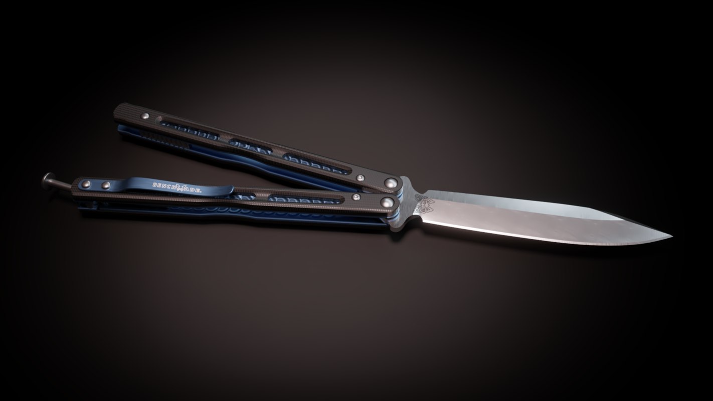 3D benchmade 51 morpho balisong - TurboSquid 1387576