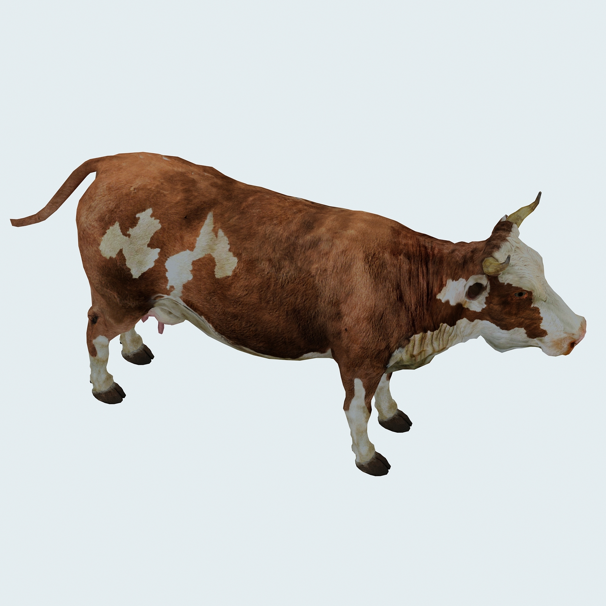 Modelo Low Poly Cow Modelo 3D - TurboSquid 1387644