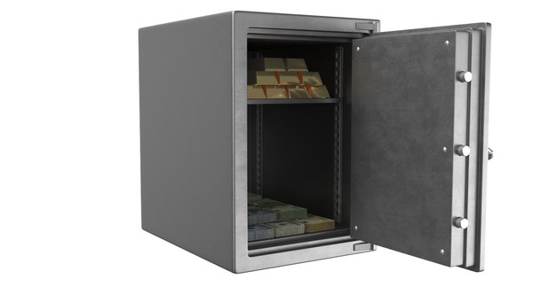 Real money safe 3D model - TurboSquid 1387763