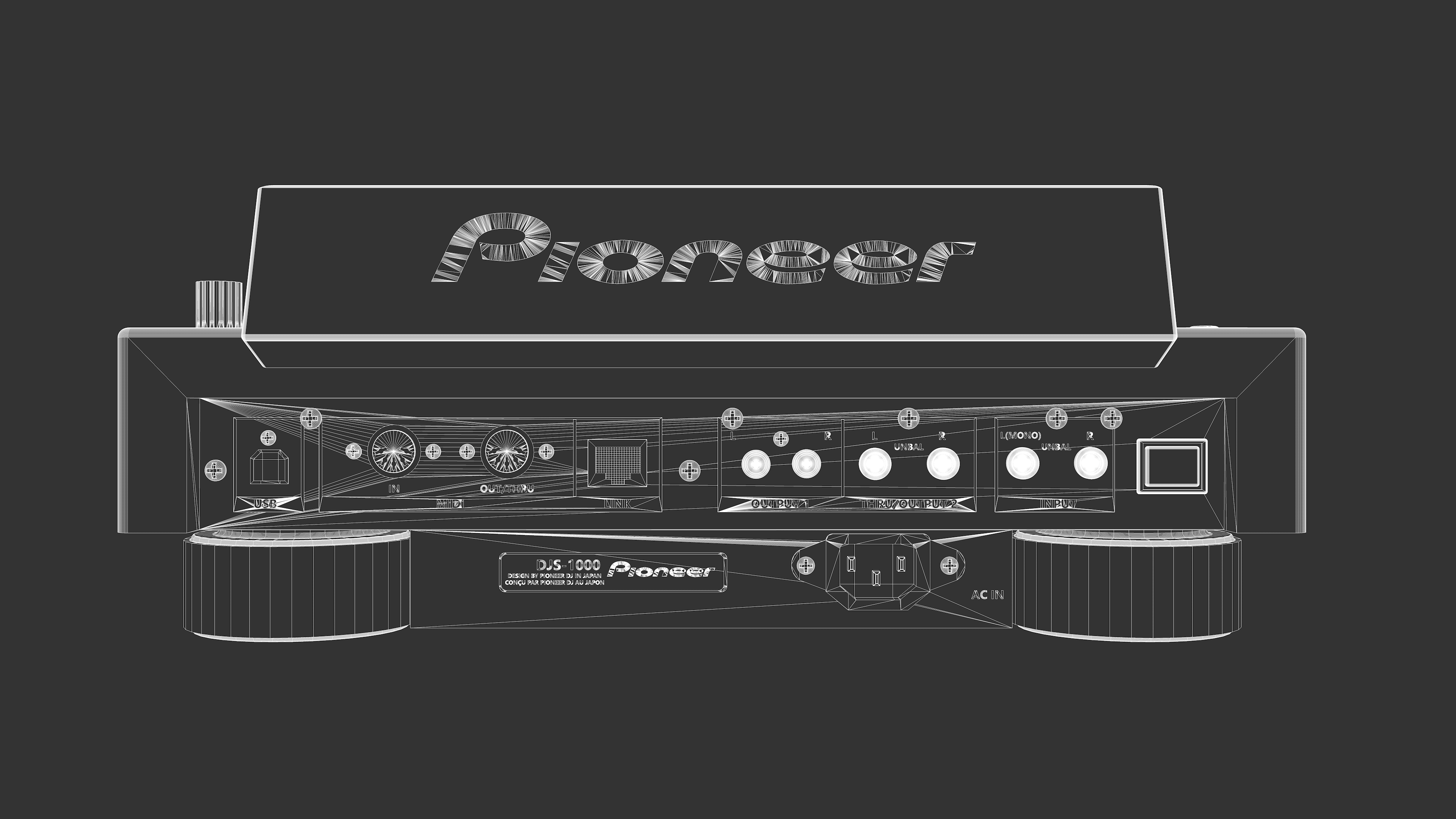 3D pioneer dj sampler model - TurboSquid 1353154