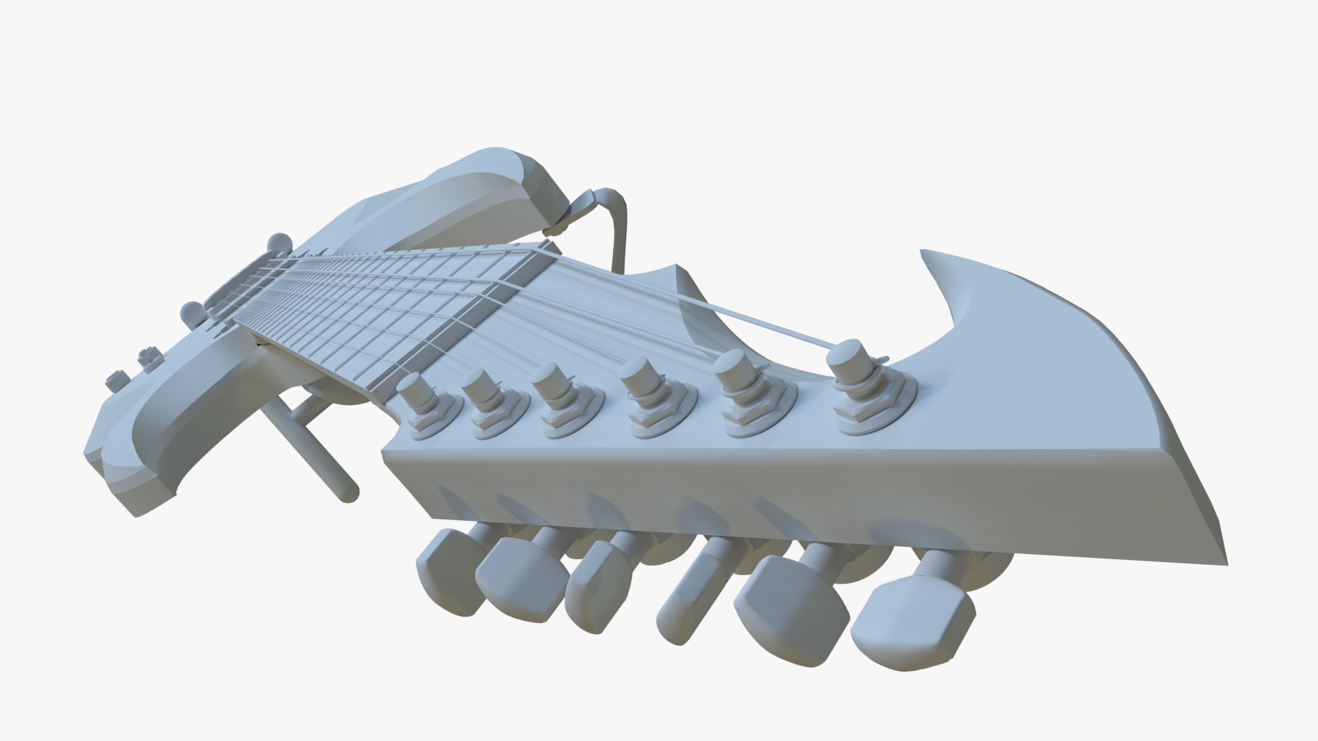 E-Gitarre im CAD-Strat-Stil 3D-Modell - TurboSquid 1387850