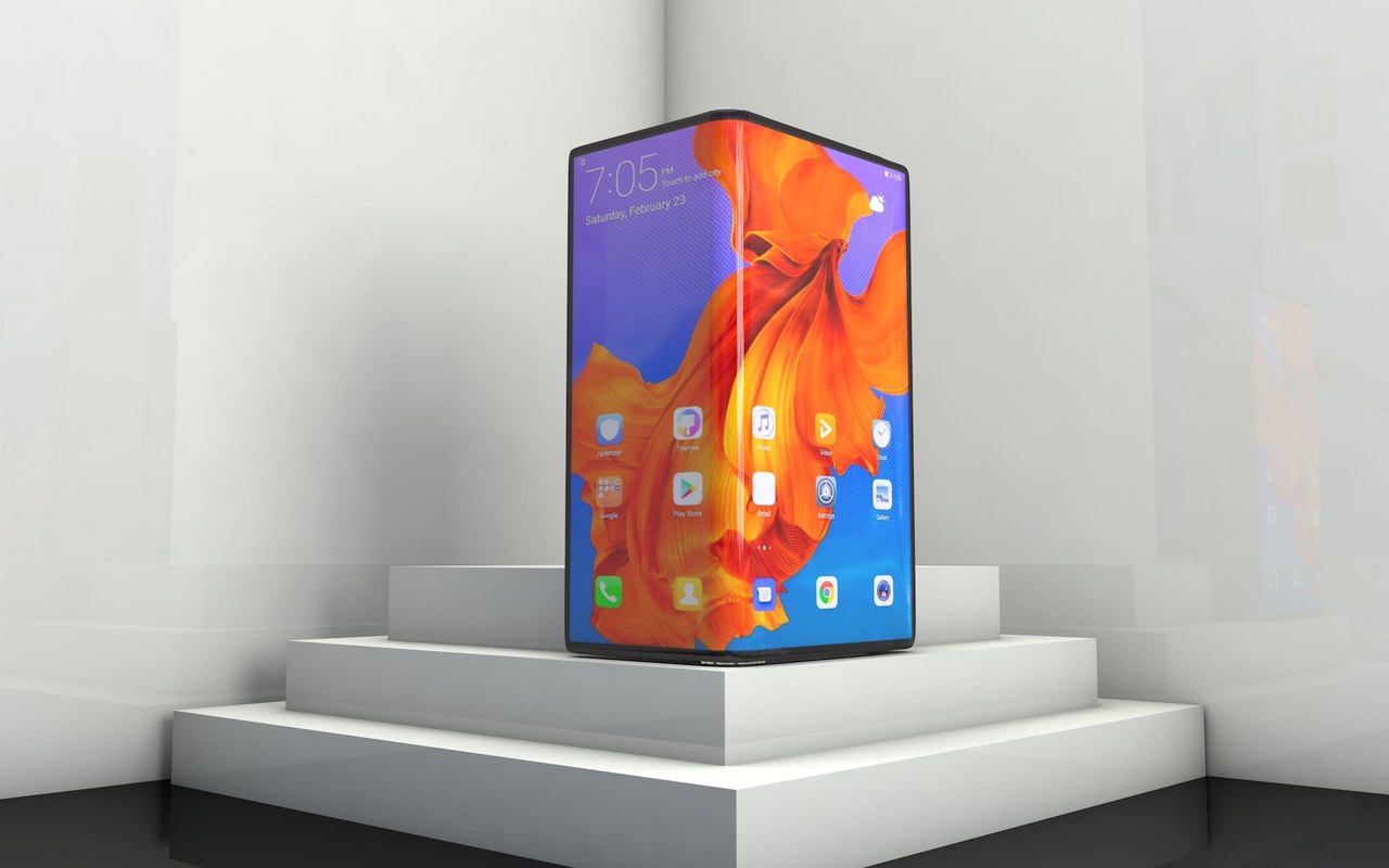 Huawei mate x modeled 3D model - TurboSquid 1388063