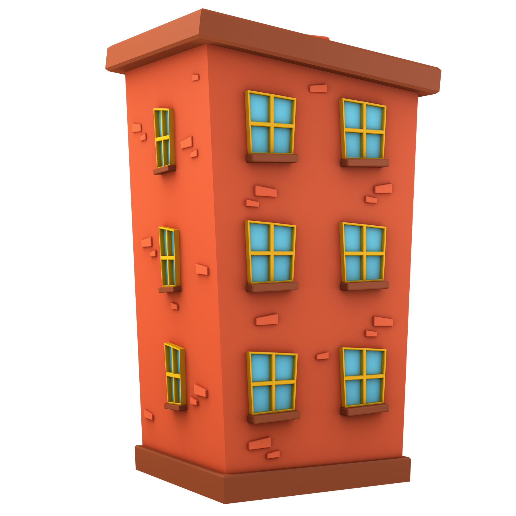 Cartoon Haus 3D-Modell - TurboSquid 1388110