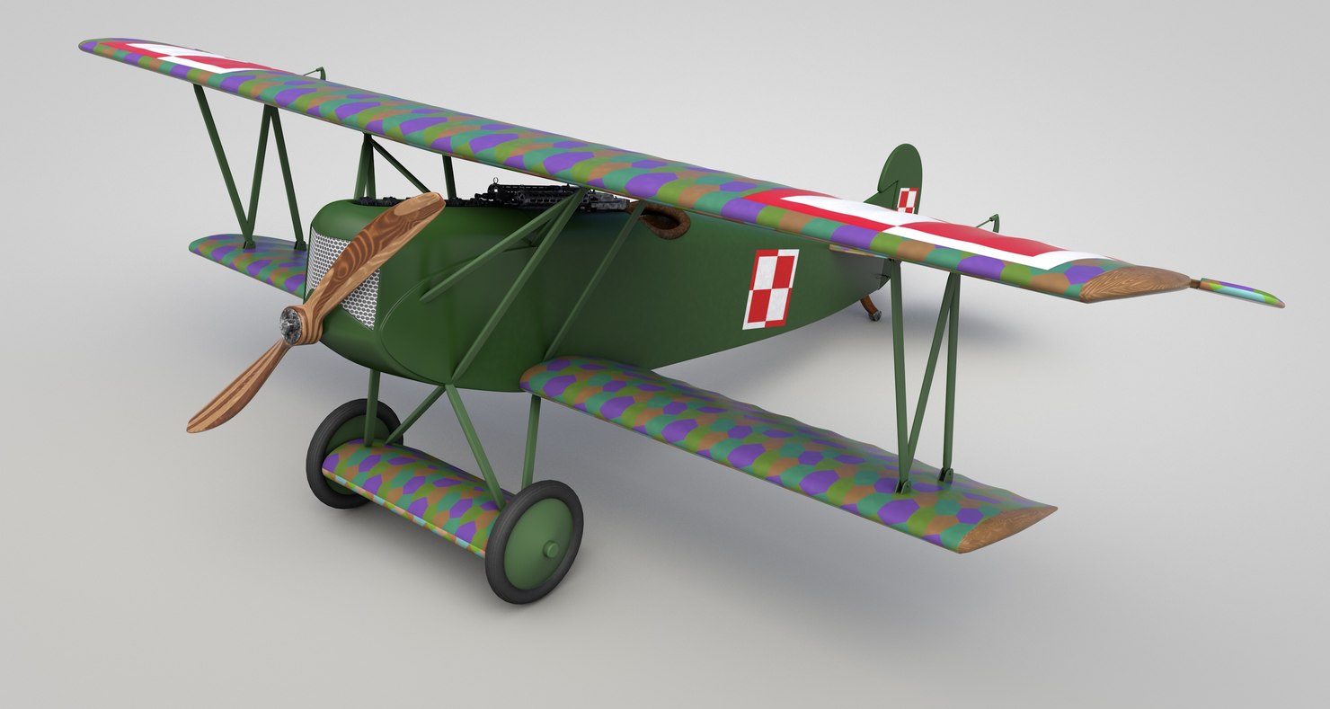 3D model german fokker d - TurboSquid 1388174