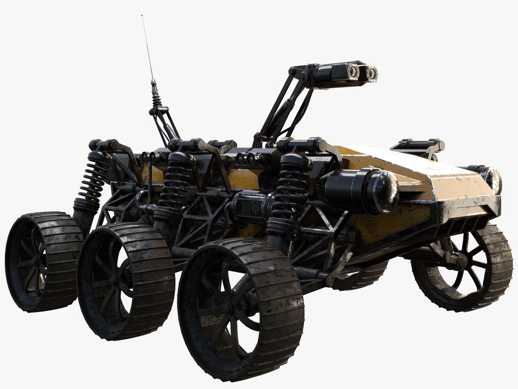 Robot wojskowy - Rover Model 3D - TurboSquid 1384441