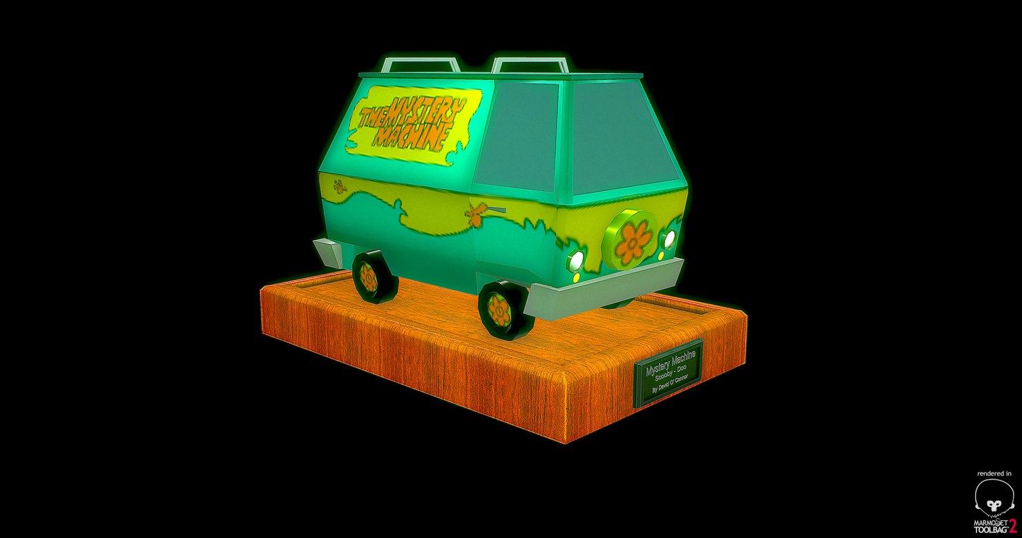 3D mystery machine - TurboSquid 1388208