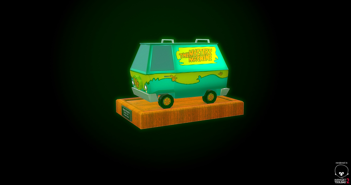 3D mystery machine - TurboSquid 1388208