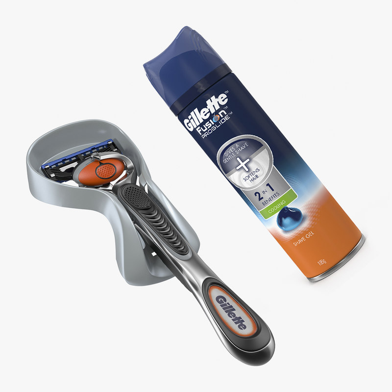 Razor shaving gel gillette model - TurboSquid 1388370