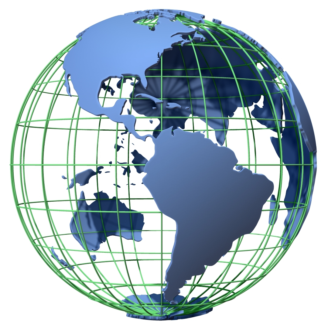 3D globe earth model - TurboSquid 1388359
