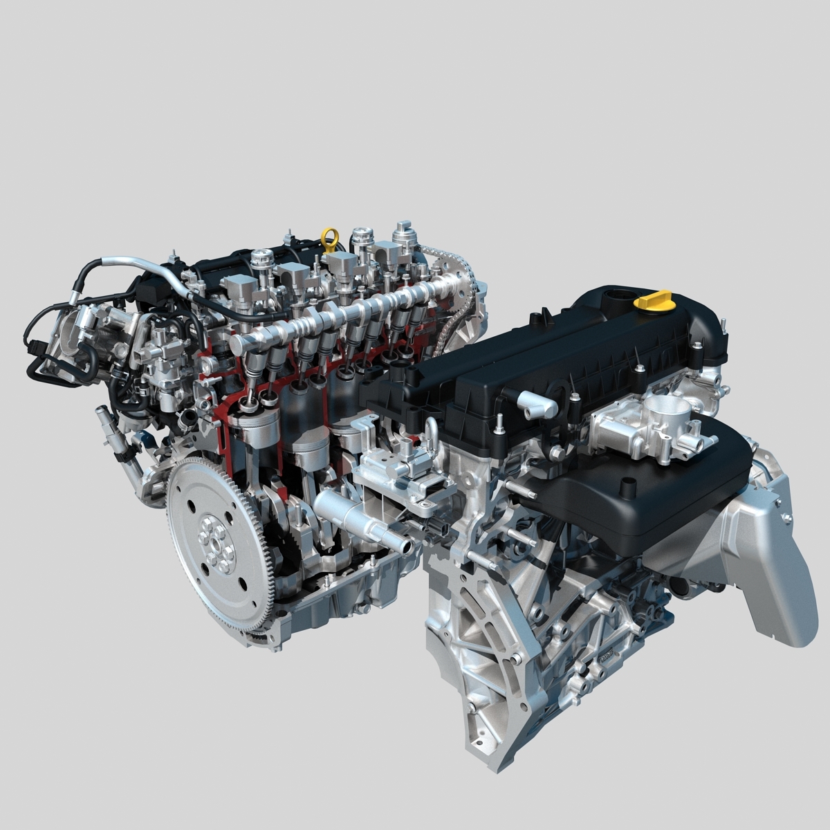 3D engine piston motion animation - TurboSquid 1388410