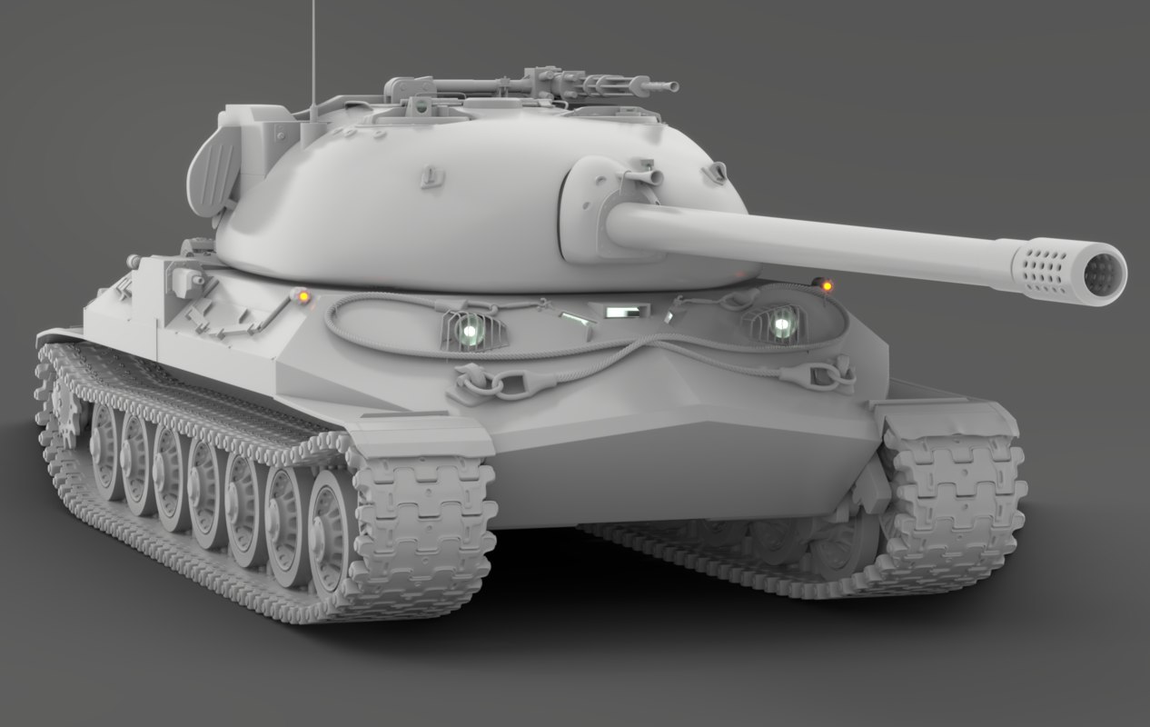 3D heavy tank is-7 model - TurboSquid 1388579