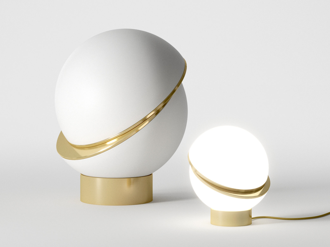 Free crescent table lamp 3D model - TurboSquid 1388537