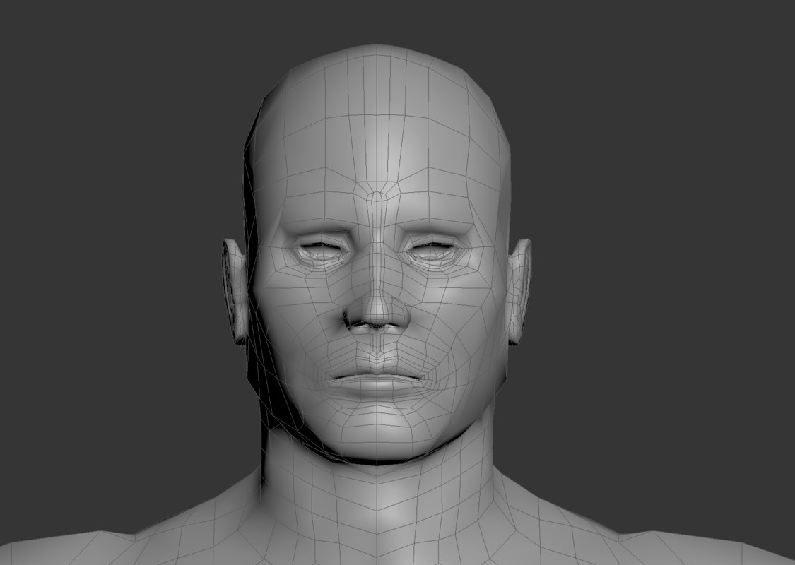 Male base mesh 3D model - TurboSquid 1388891
