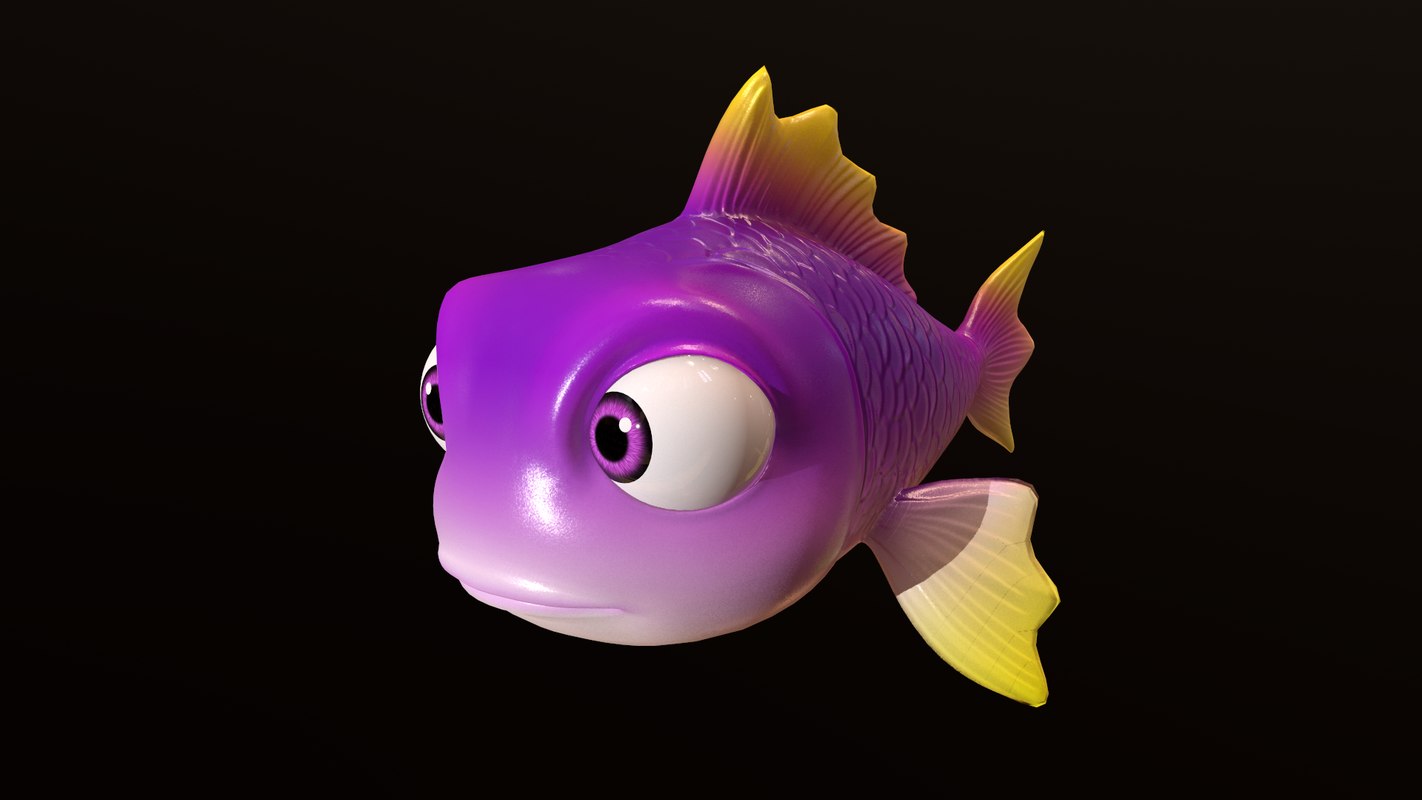 Fish - animal cartoons 3D model - TurboSquid 1388918