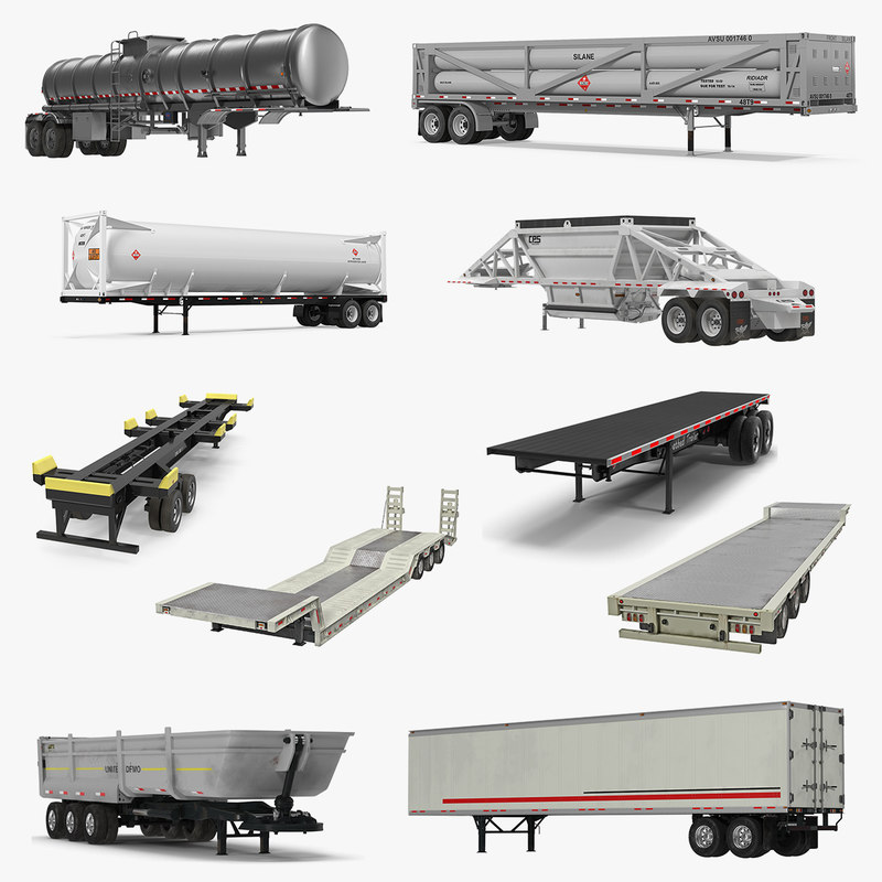 Trailers 4 3D model - TurboSquid 1389067