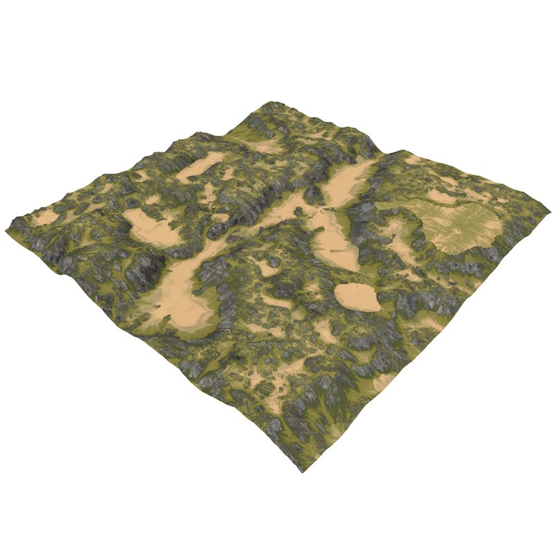 Terrain maps 3D - TurboSquid 1388930