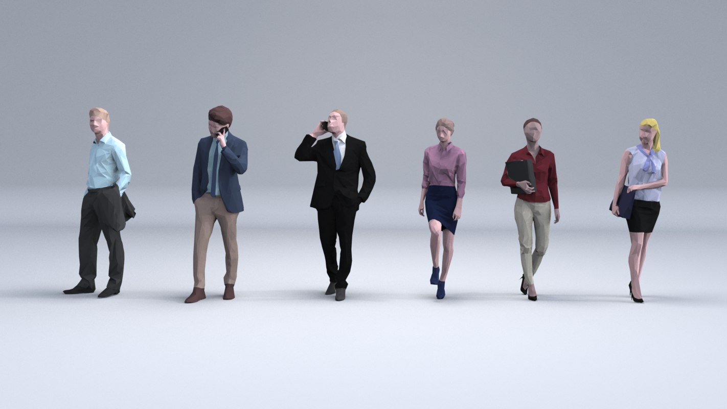 3D people business model - TurboSquid 1389054