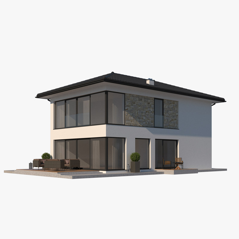 House roof model - TurboSquid 1389355