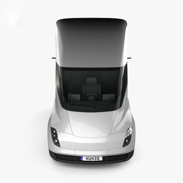 modelo 3d Tesla Semi Sleeper Cab Tractor Truck 2018 - TurboSquid 1389417