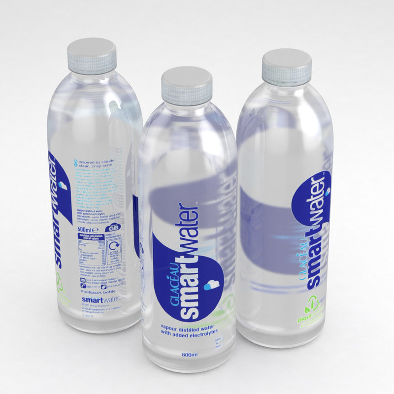 modelo 3d Glaceau SmartWater 600ml - TurboSquid 1389425