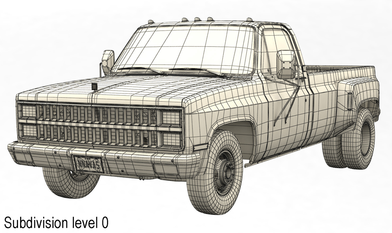 Chevrolet c30 silverado dually 3D model - TurboSquid 1345352