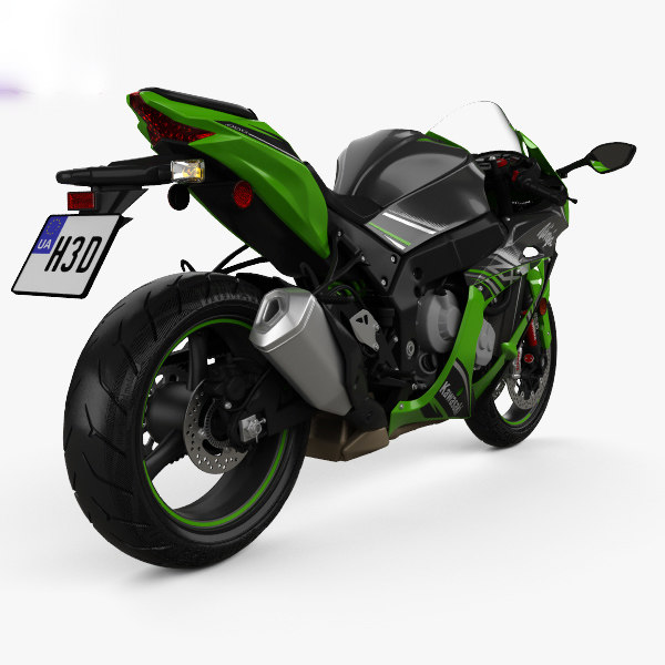 Kawasaki Ninja ZX-10R 2017 Modelo 3D - TurboSquid 1389690