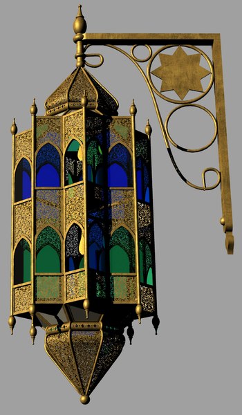 islamic window 3d model