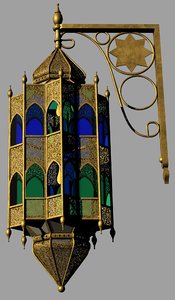 Moroccan lantern 3D model - TurboSquid 1160419