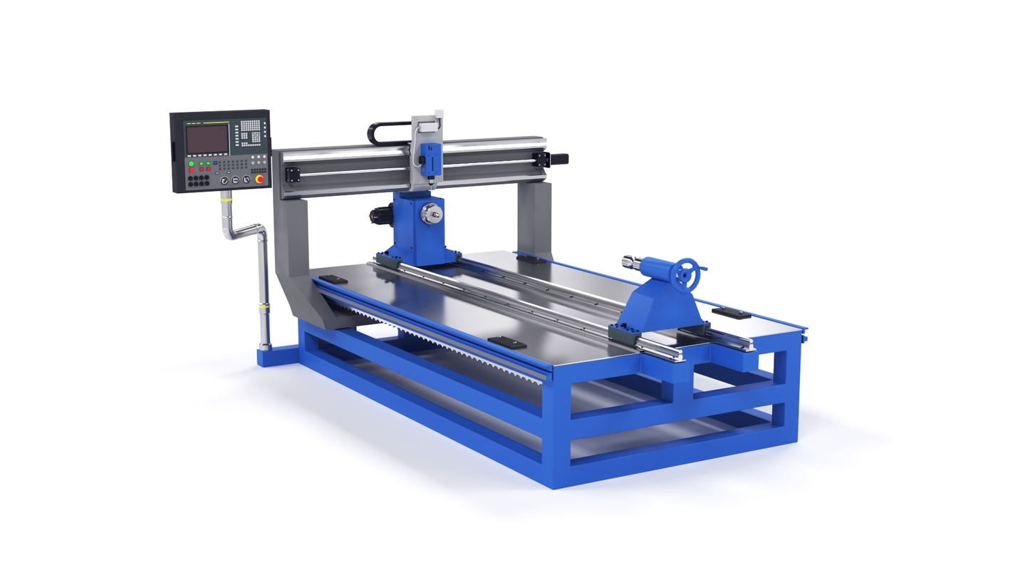 3D milling machine cnc - TurboSquid 1389777