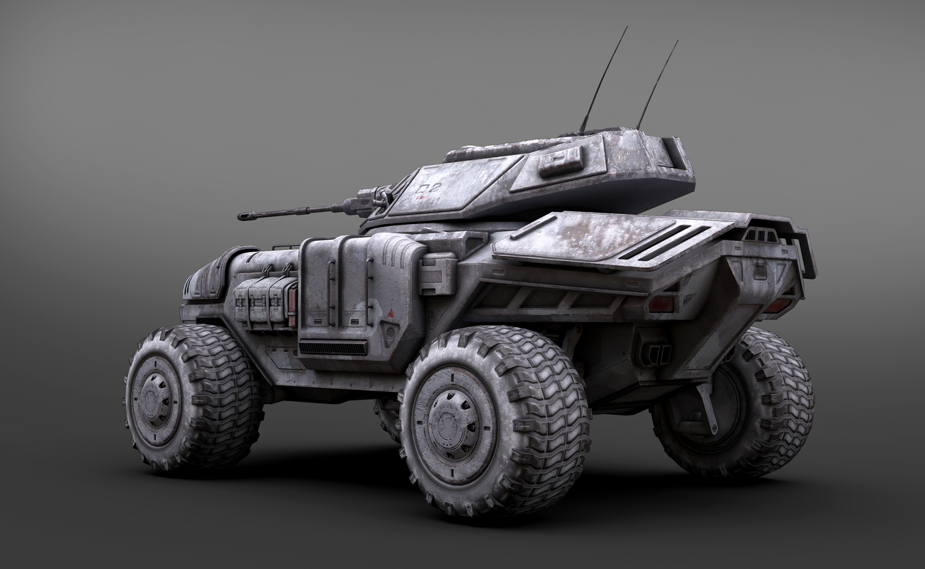 Sci fi apc model - TurboSquid 1389850