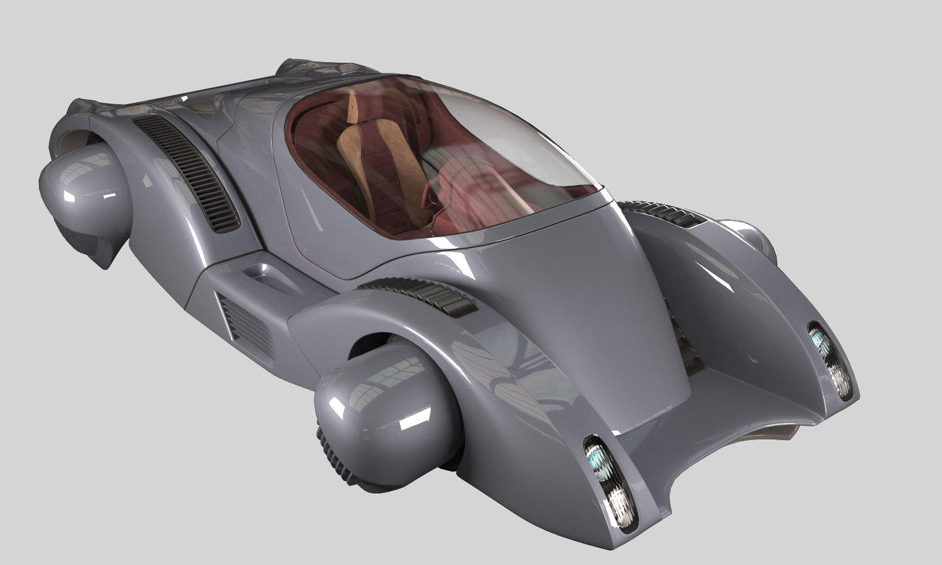 3D flying car concept model - TurboSquid 1389935