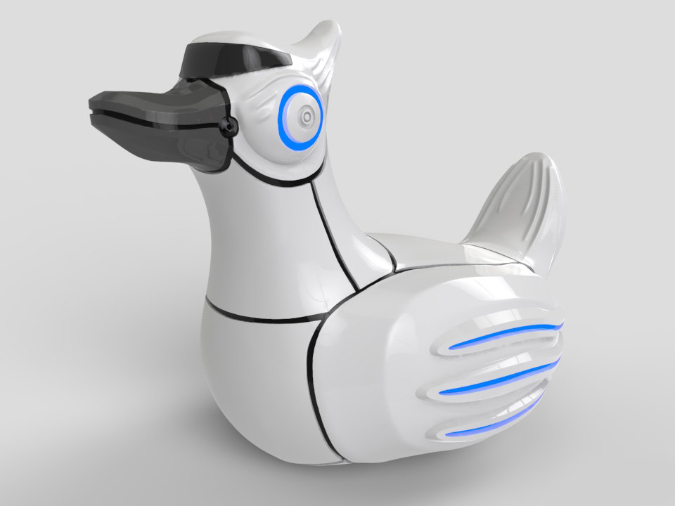 3D robot duck model - TurboSquid 1388353
