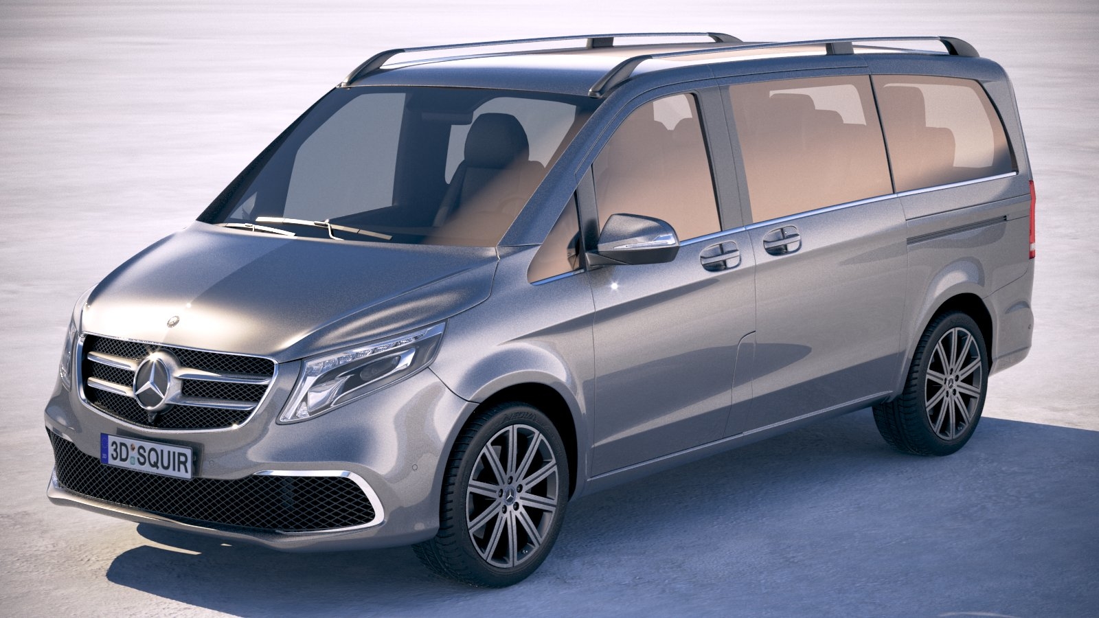 Mercedes-benz v-class 2020 3D - TurboSquid 1389965