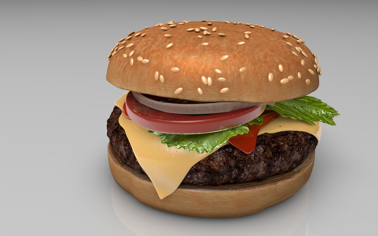 Burger 3D Models for Download | TurboSquid