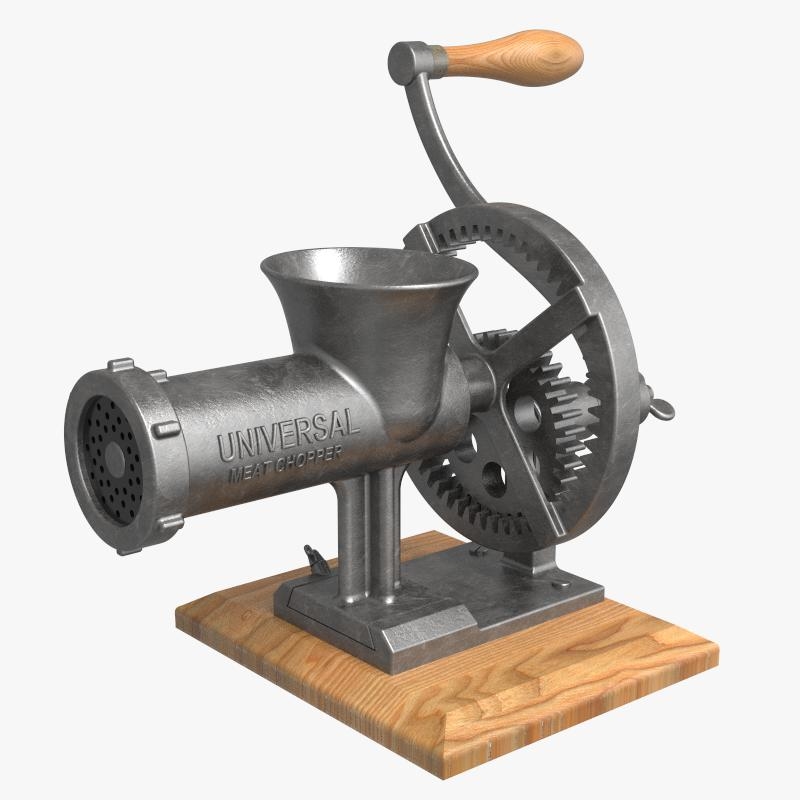 Universal meat chopper model - TurboSquid 1390020