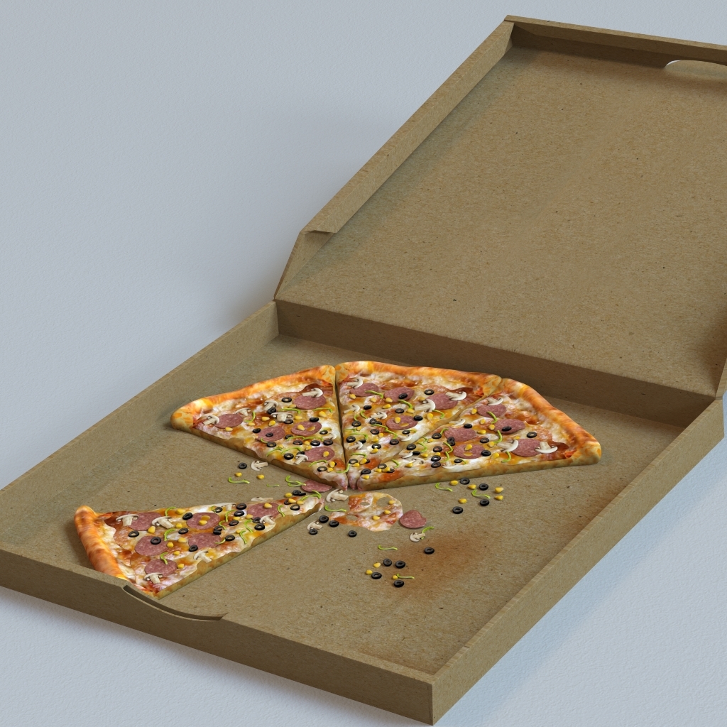 Pizzas 3D model - TurboSquid 1390015