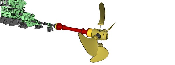 Speed marine diesel engine 3D model - TurboSquid 1218369