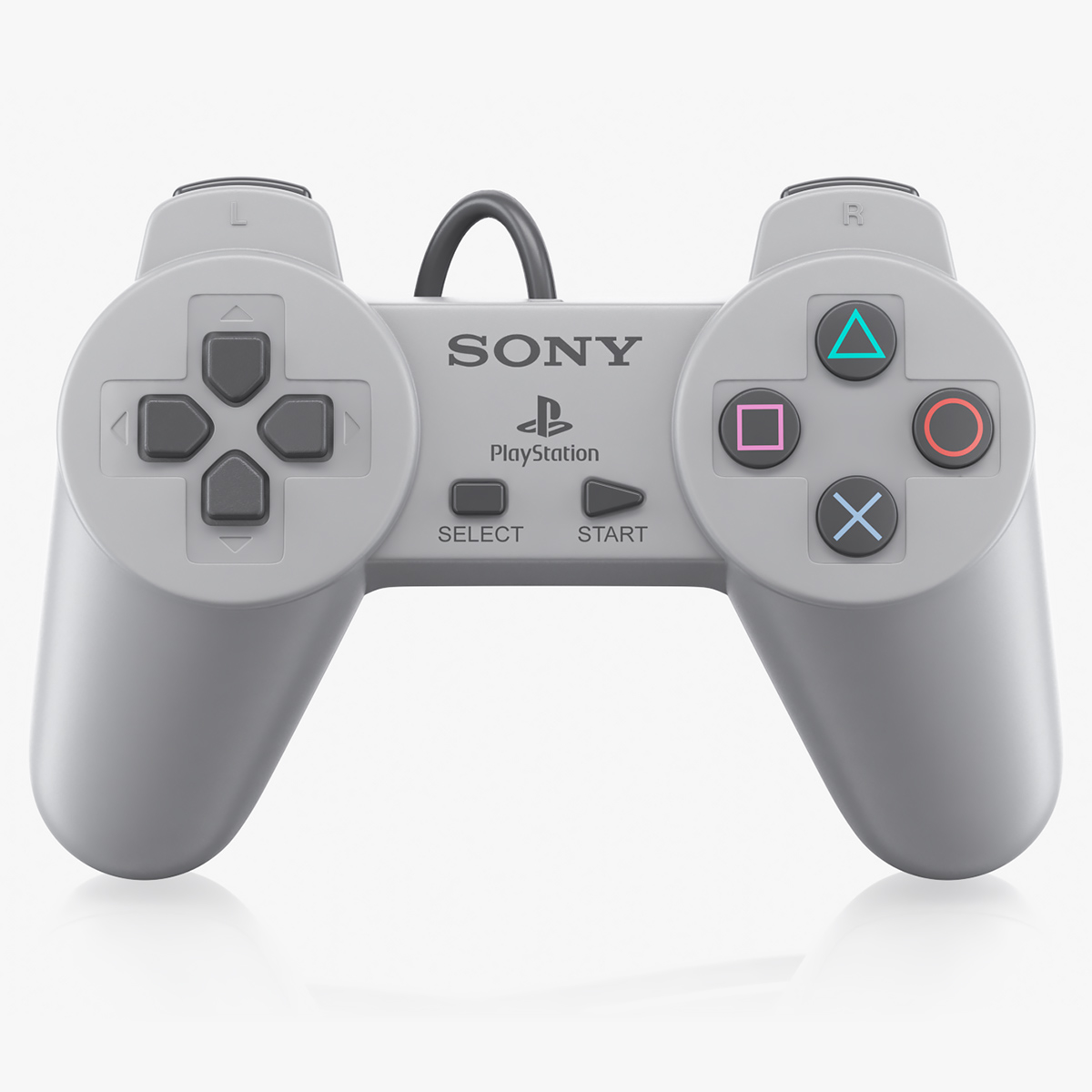 Sony playstation classic controller model - TurboSquid 1390141