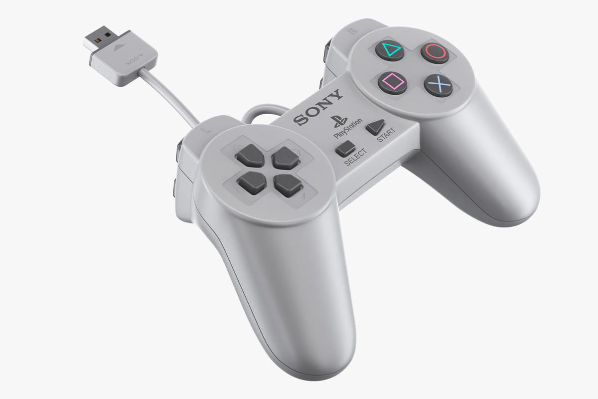 Sony playstation classic controller model - TurboSquid 1390141