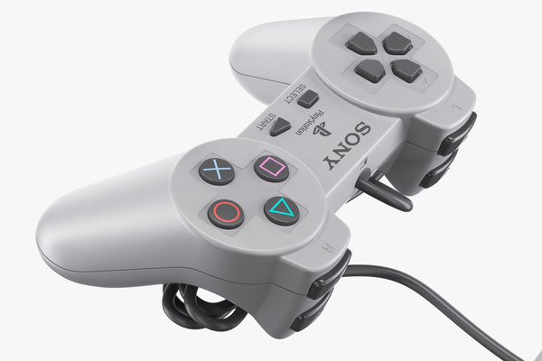 Sony playstation classic controller model - TurboSquid 1390141