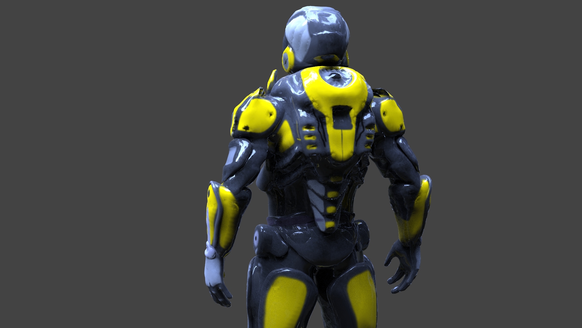 3D cyborg model - TurboSquid 1390122