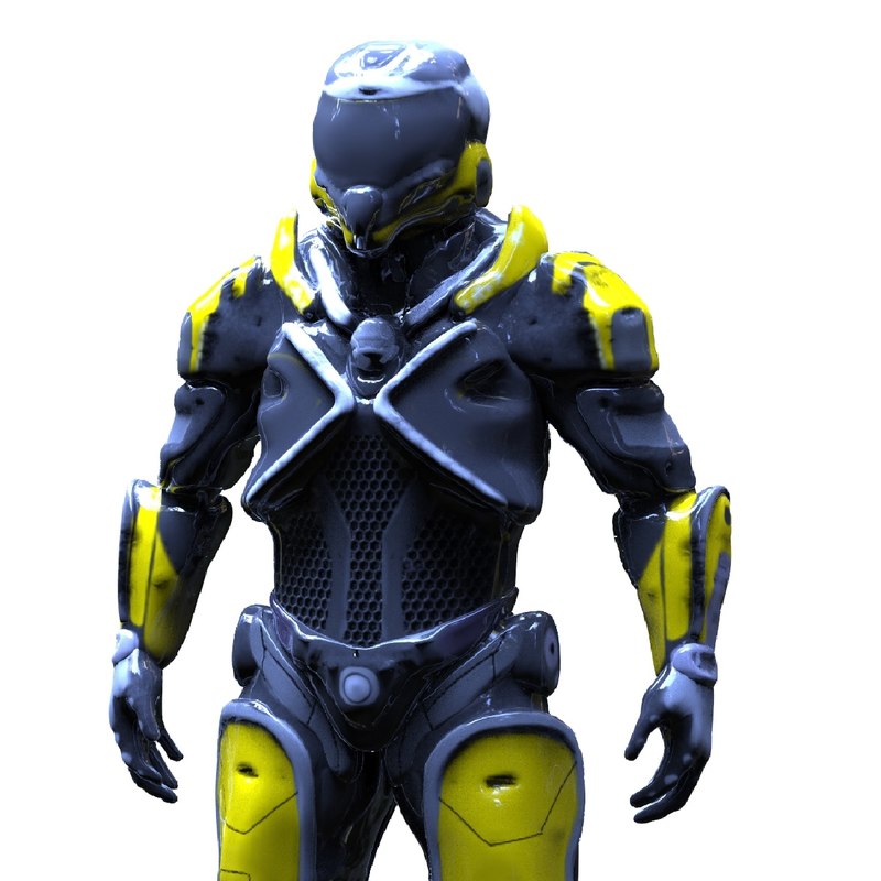 3D cyborg model - TurboSquid 1390122