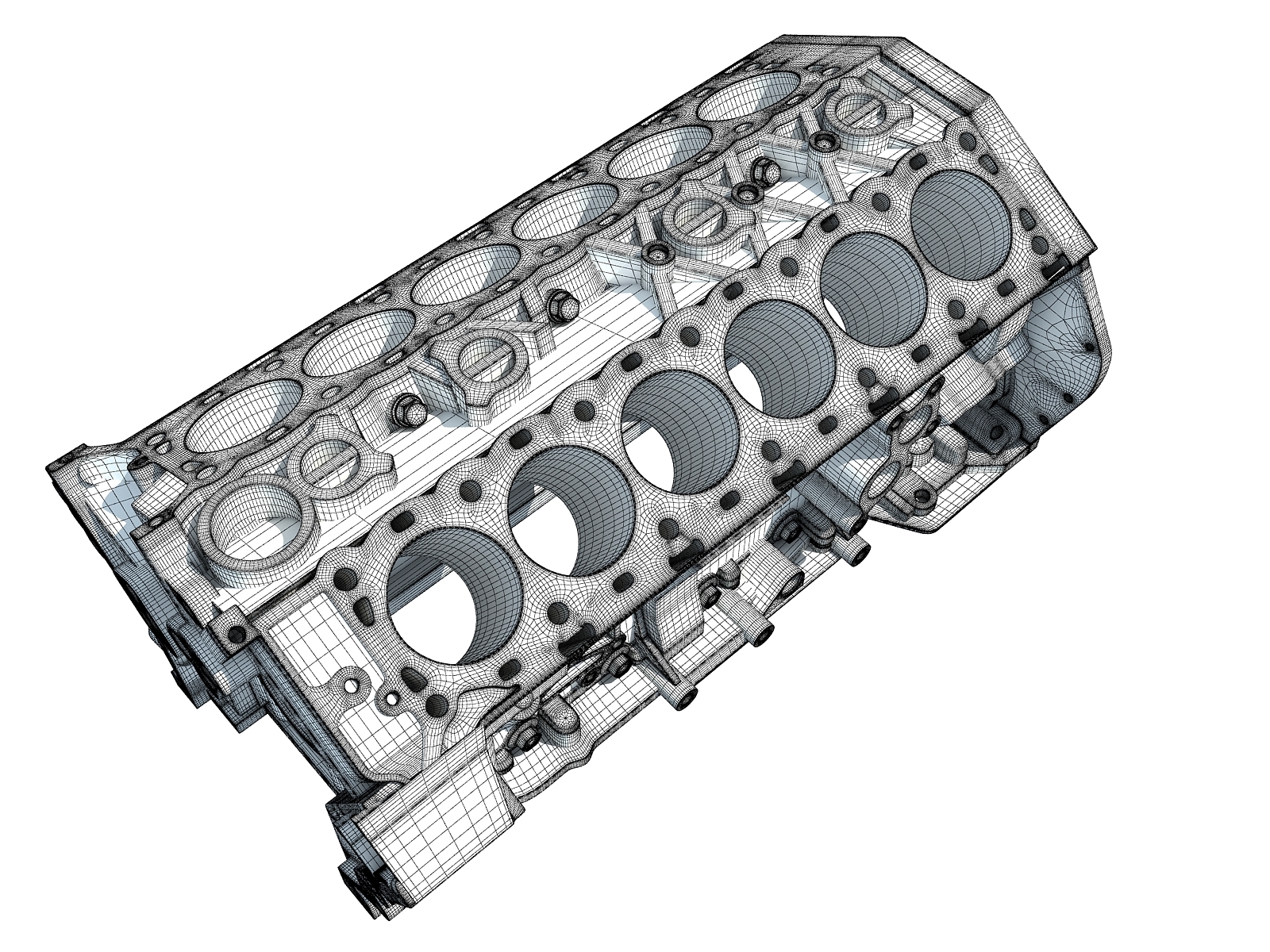 3D v12 engine block model - TurboSquid 1390155 3D v12 engine block model - TurboSquid 1390155