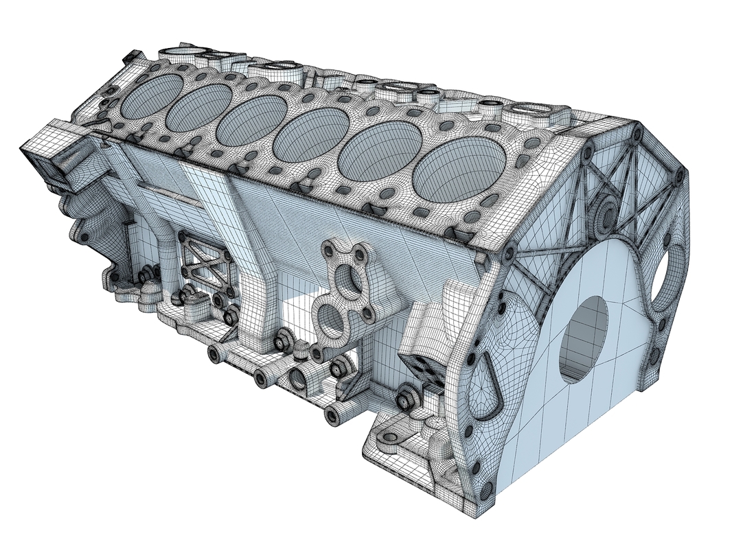 3D v12 engine block model - TurboSquid 1390155 3D v12 engine block model - TurboSquid 1390155