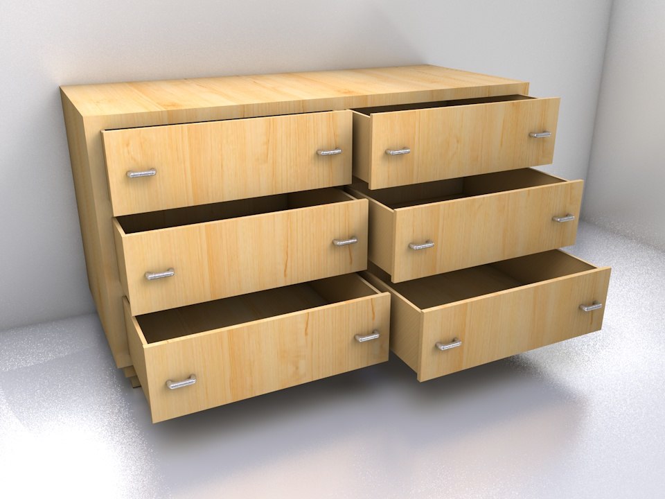 Chest drawers 3D model - TurboSquid 1390192